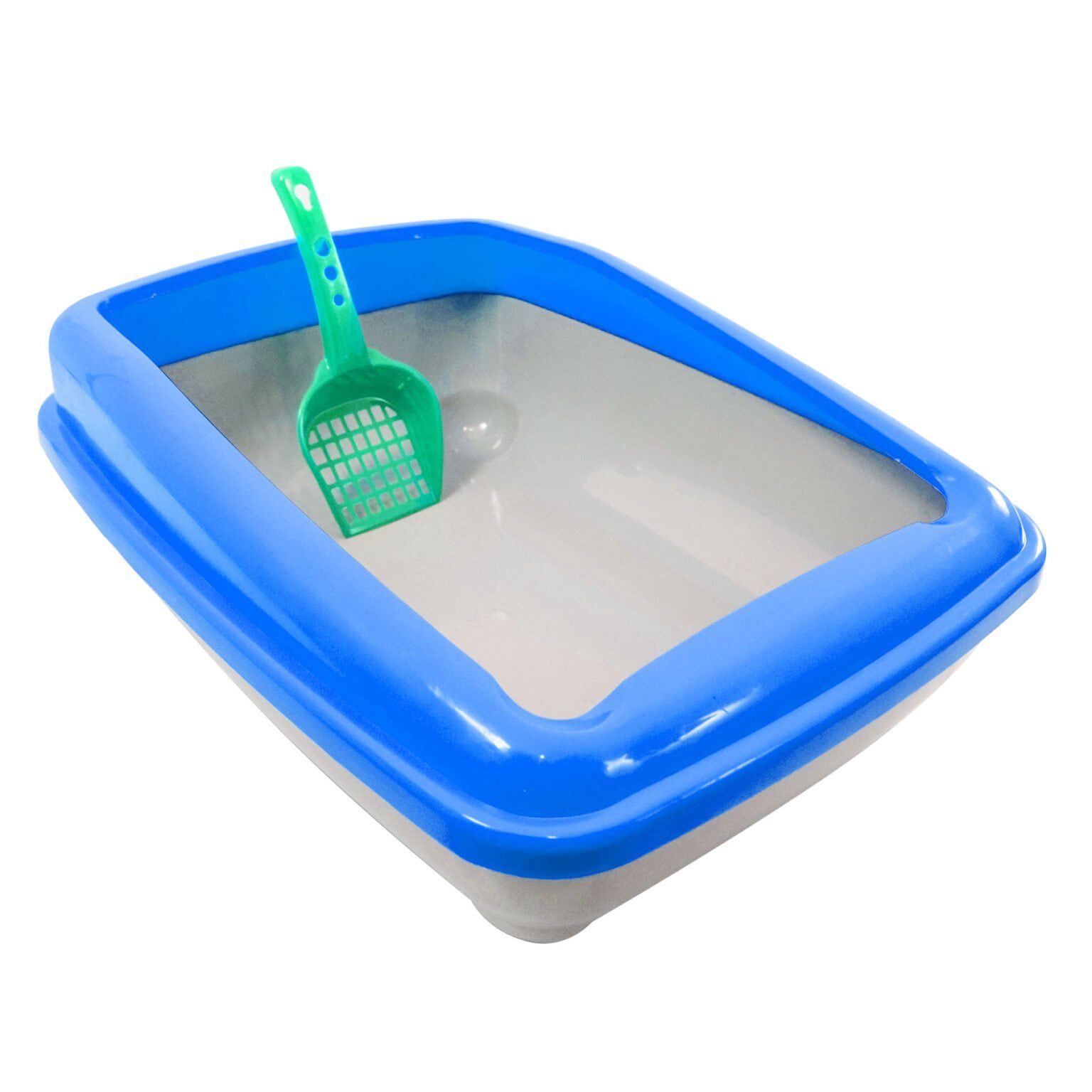 Cado Pet Open Cat Toilet With Scoop-Large-39*50*17Cm - Petsclub