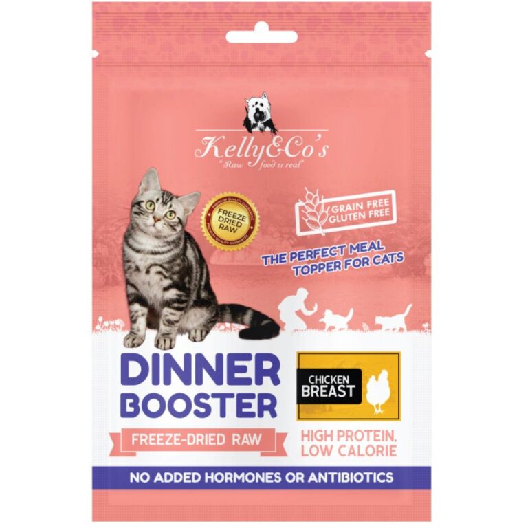 KELLY & CO'S Freeze Dried Dinner Booster For Cat Chicken Topper -50g ...